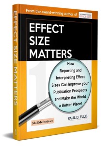 Cohen’s effect sizes – Effect Size FAQs